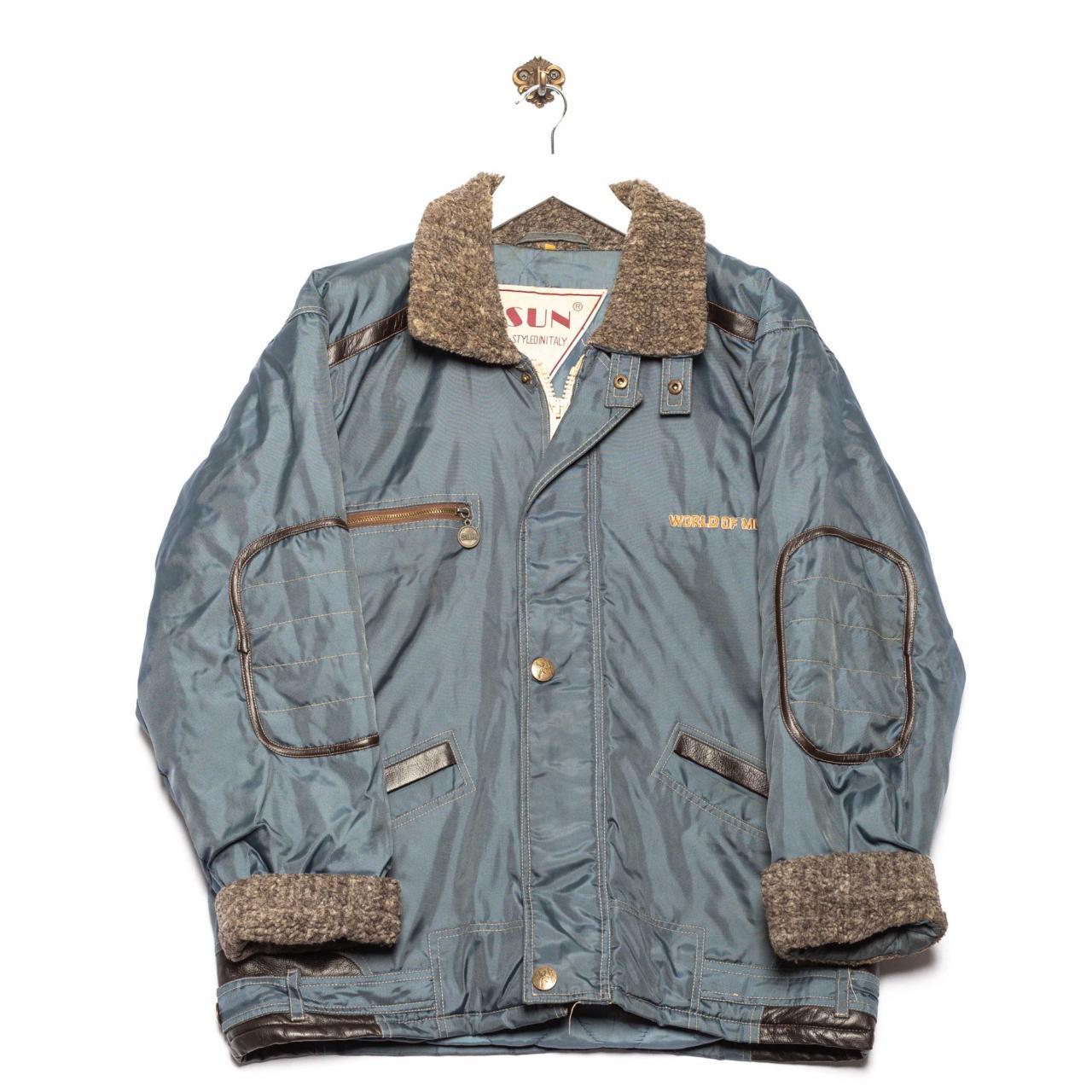 American Vintage Men's Blue Jacket | Depop