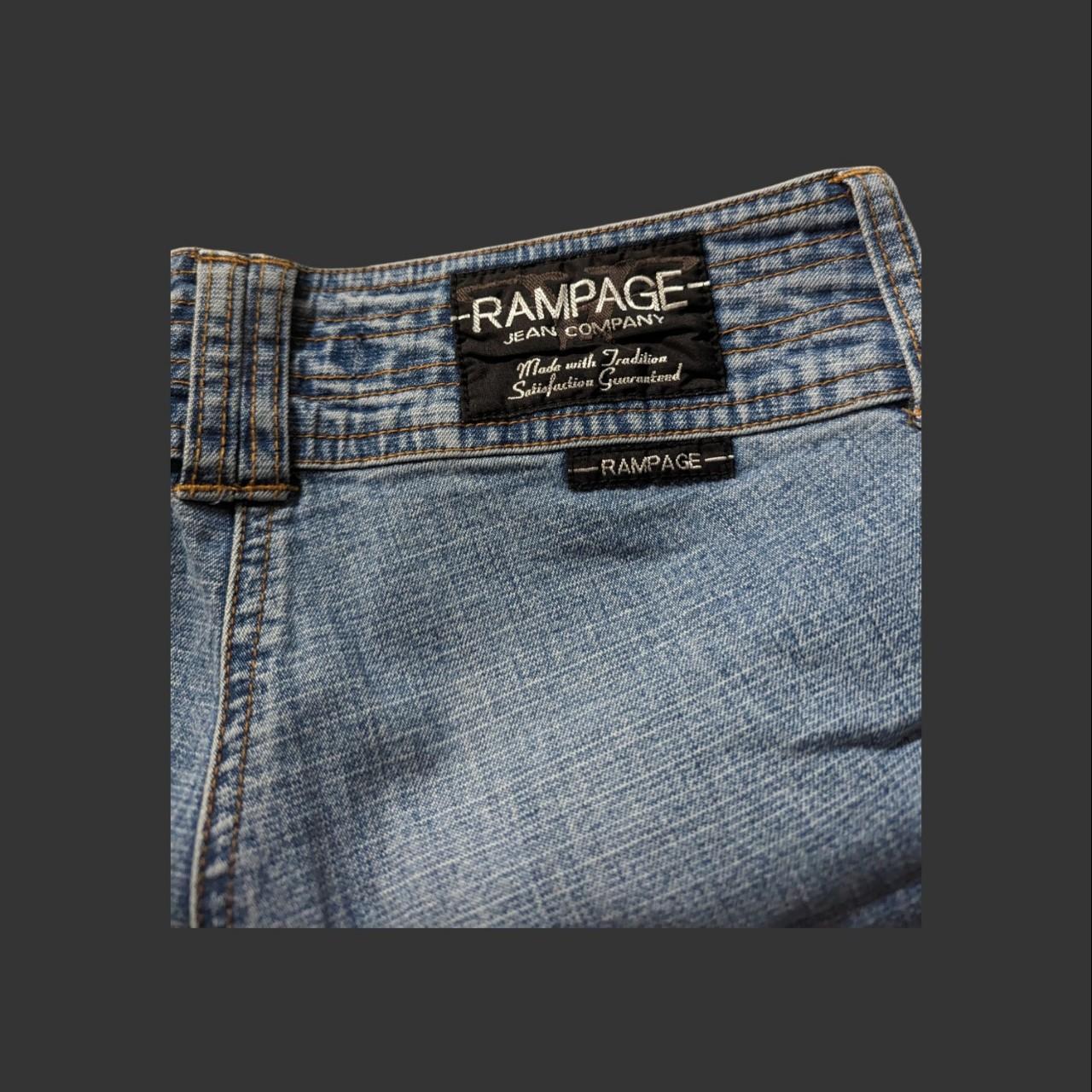 Rampage Women's Blue and Black Jeans | Depop