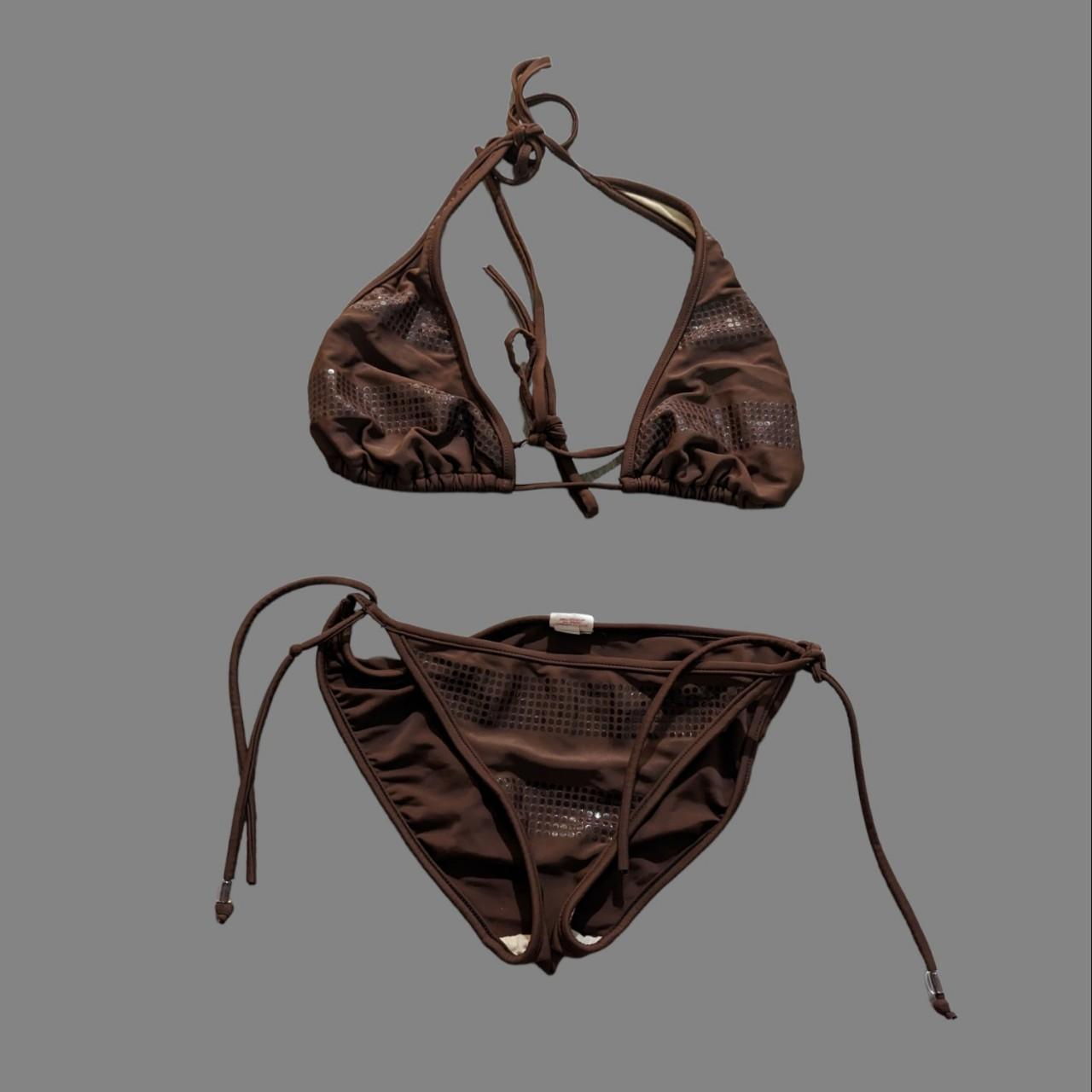 Victoria's Secret Women's Brown Bikinis-and-tankini-sets | Depop