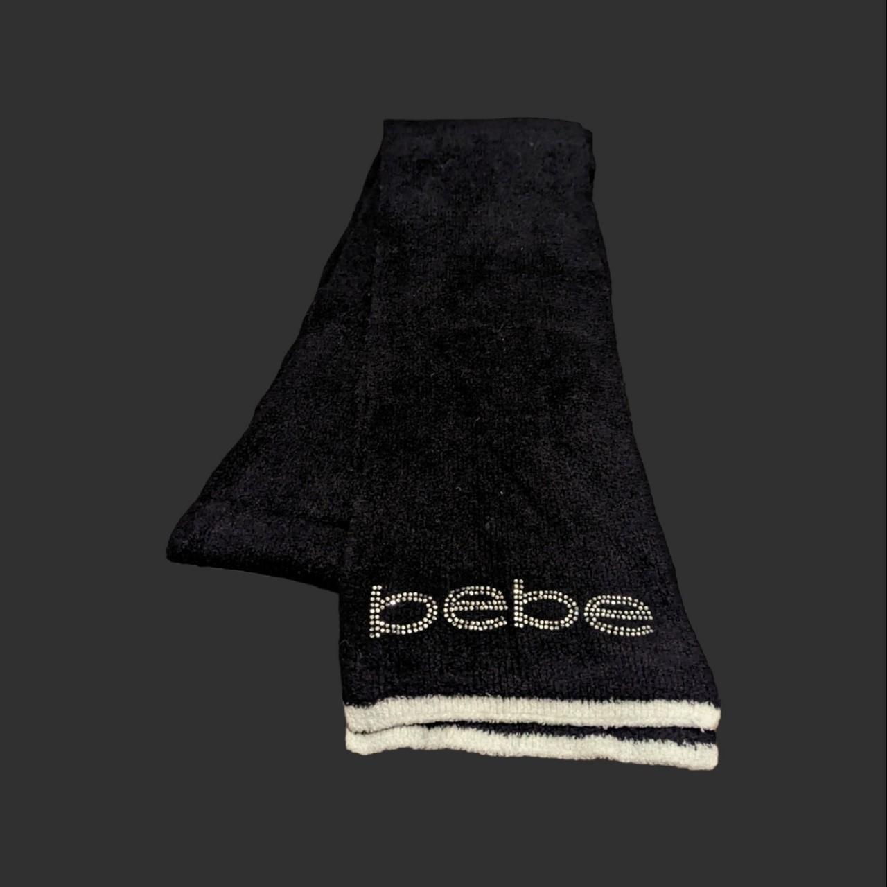 y2k embellished fluffy scarf, logo on the Brand:... - Depop