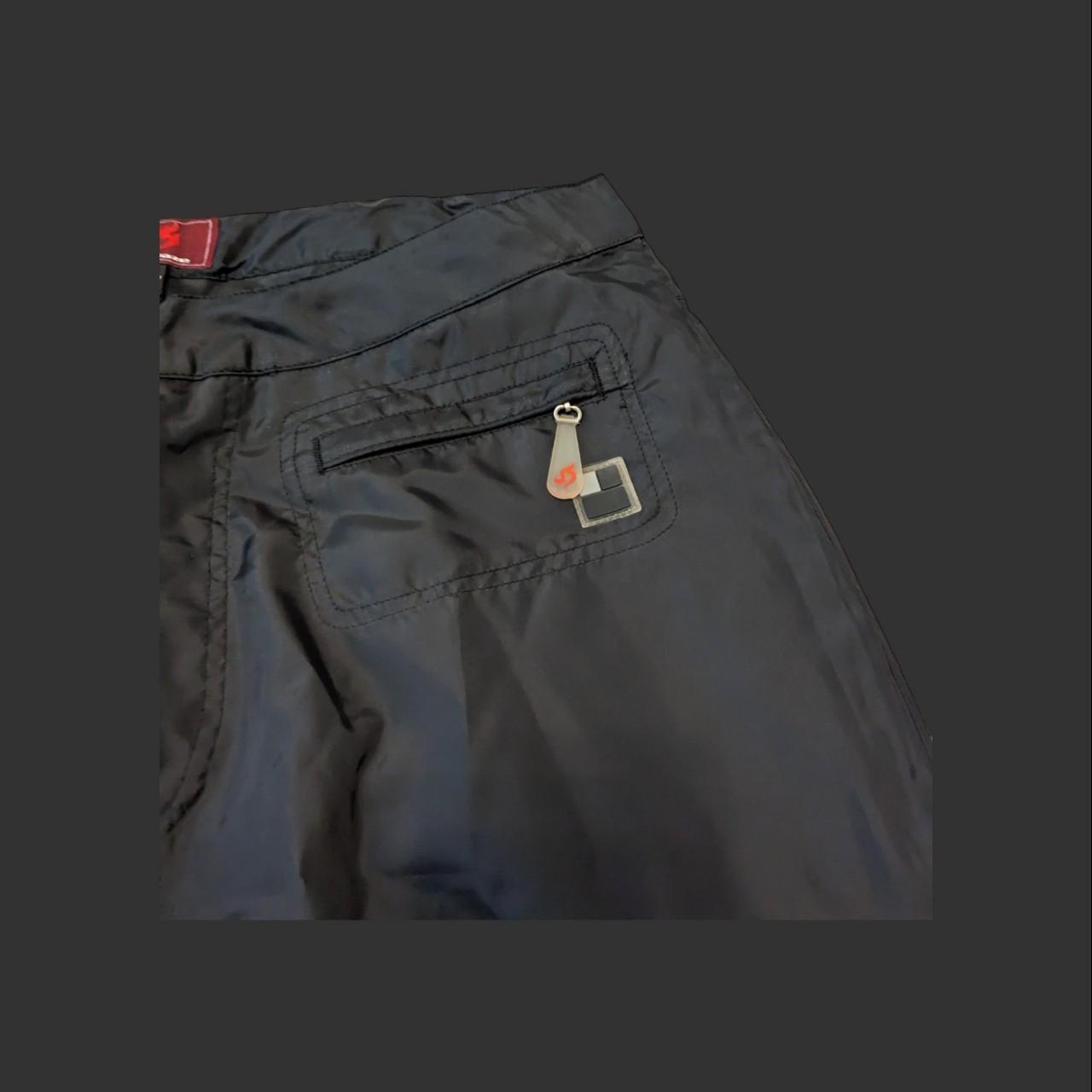 2000s deadstock snow cargo style pants, velcro at... - Depop