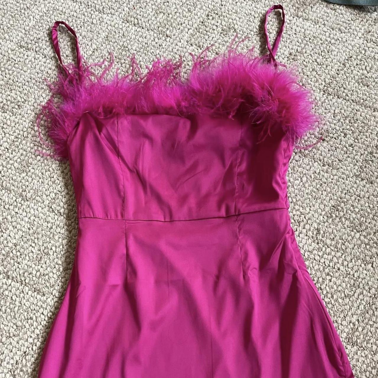 White Fox Mini Dress Size Medium, I'm 4'4 138 lbs... - Depop