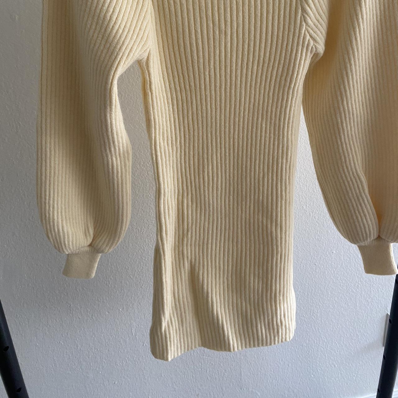 Juicici Solid Color Off Shoulder Rib Knit Dress One... - Depop