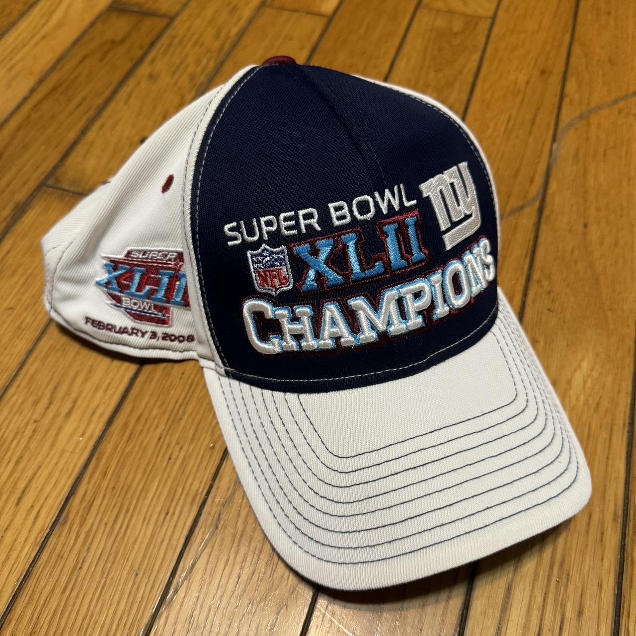 Reebok 2008 Super Bowl XLII NY Giants Champions hat... - Depop