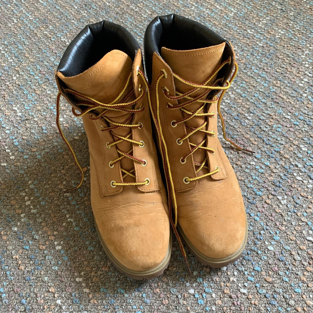 women’s timbs (timberlands) size 8.5 used but in... - Depop