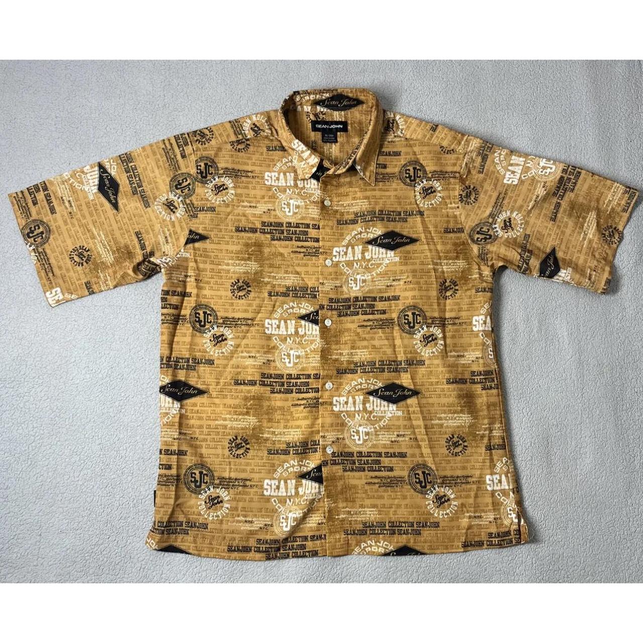 Sean John Collection Men's Button Up Short Sleeve XL... | Depop