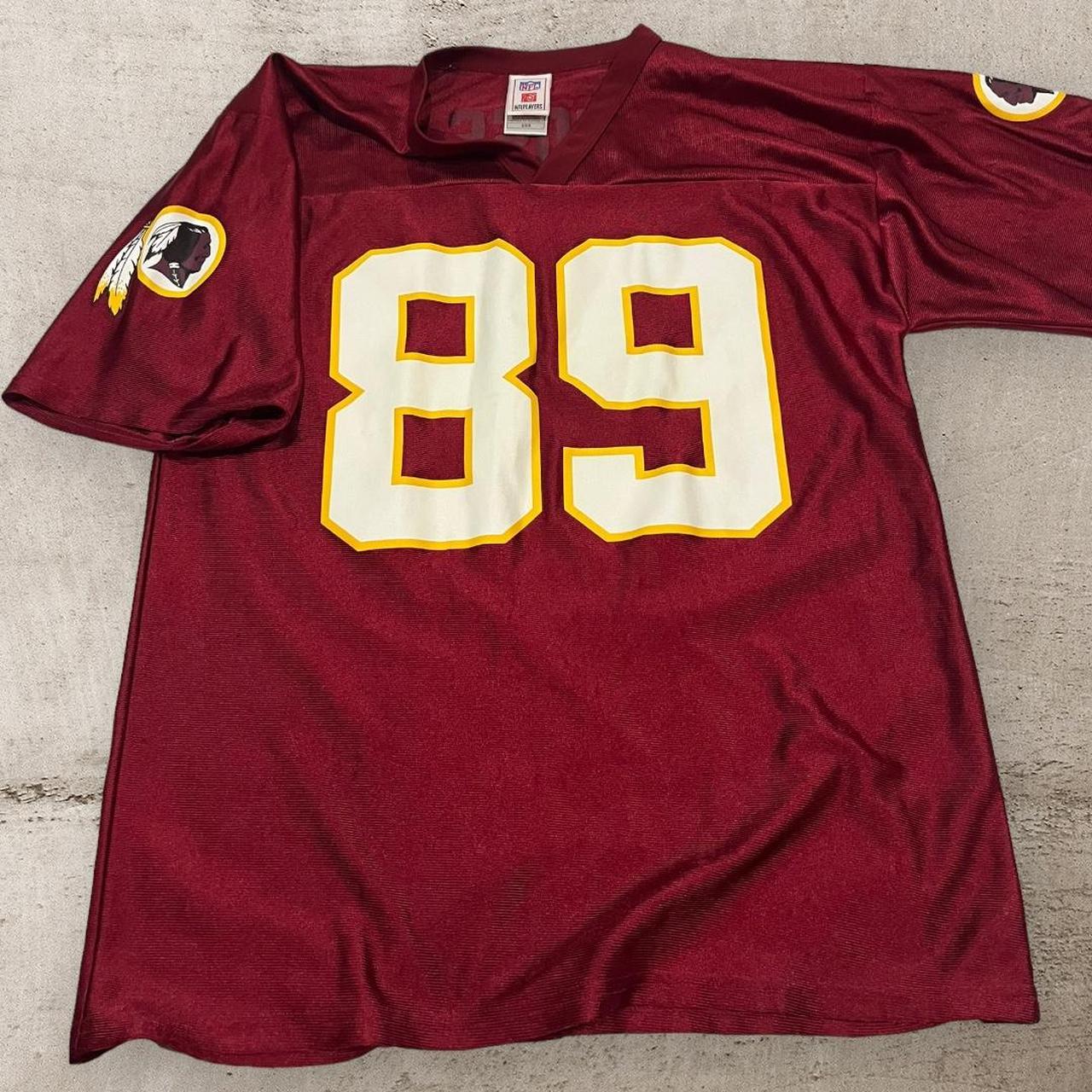 Vintage Redskins Santana Moss Jersey Size Large... - Depop