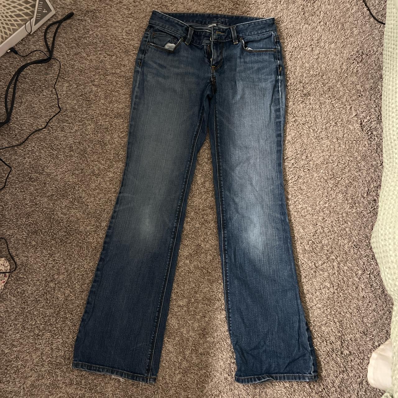 vintage loft low rise bootcut jeans - Depop