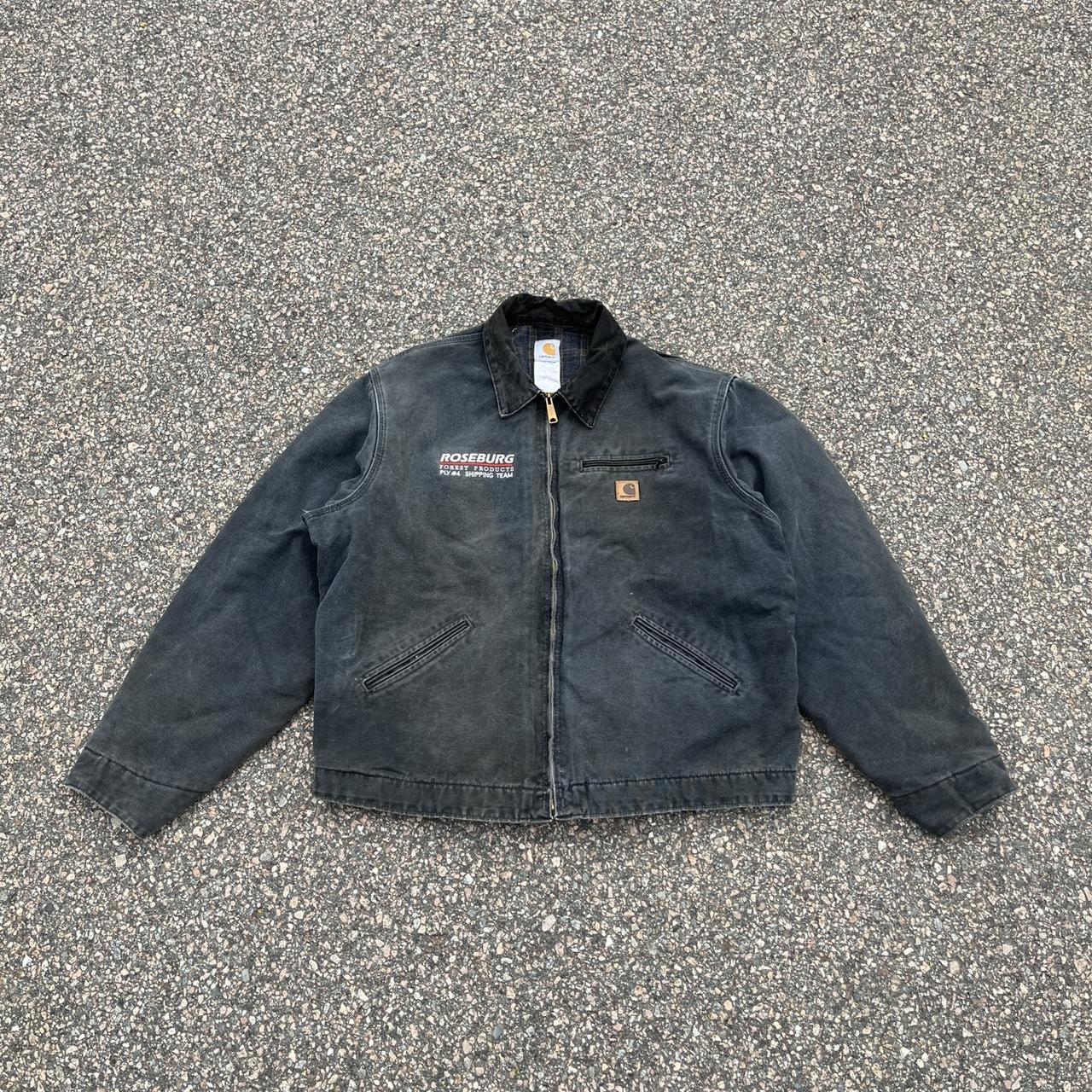 Vintage Faded J97 PTL Carhartt Detroit Jacket Fits... - Depop