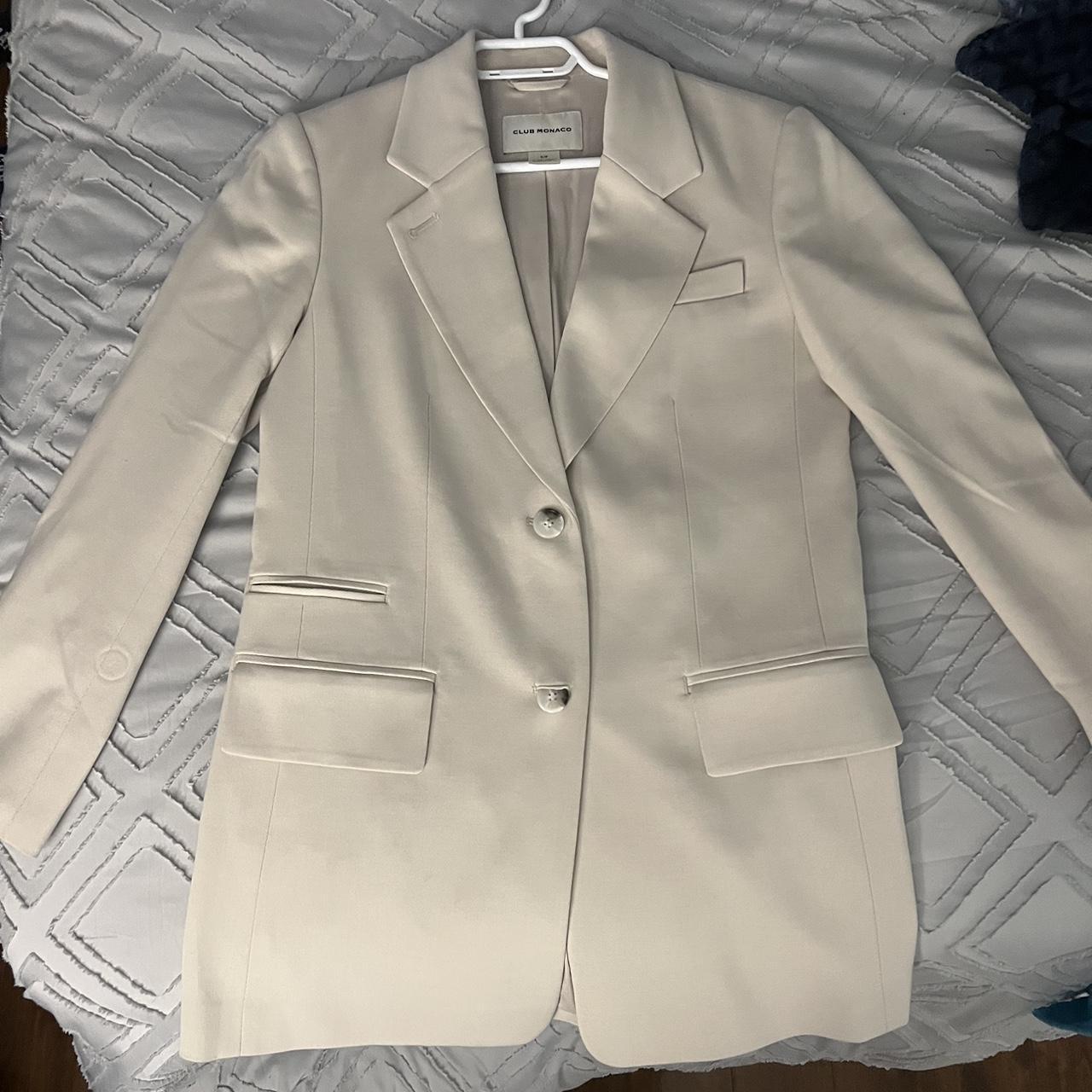 Club Monaco blazer - only worn once pockets still... - Depop