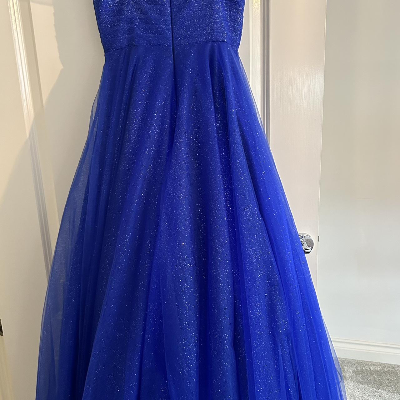 Royal blue prom dress #promdress Size: 4/6 Worn... - Depop