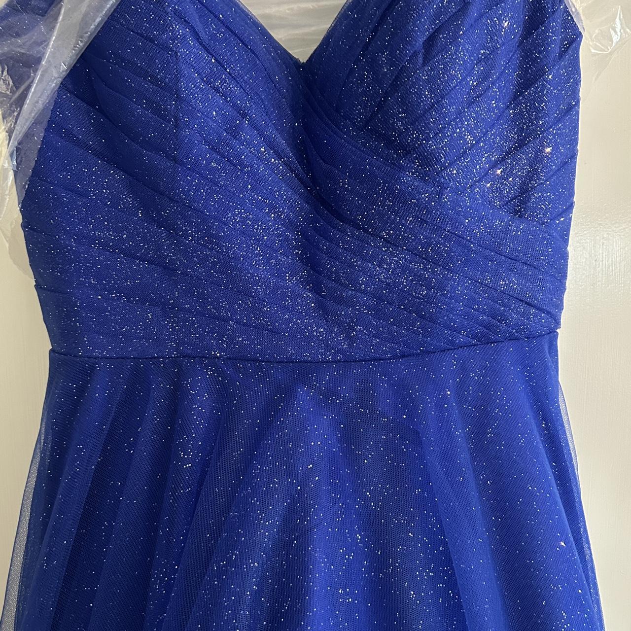 Royal blue prom dress #promdress Size: 4/6 Worn... - Depop