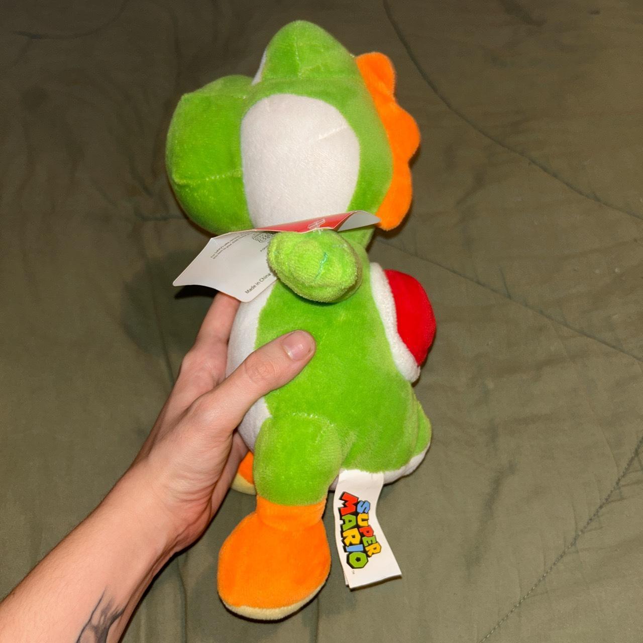 mini yoshi plushie! hand shown for reference #yoshi... - Depop
