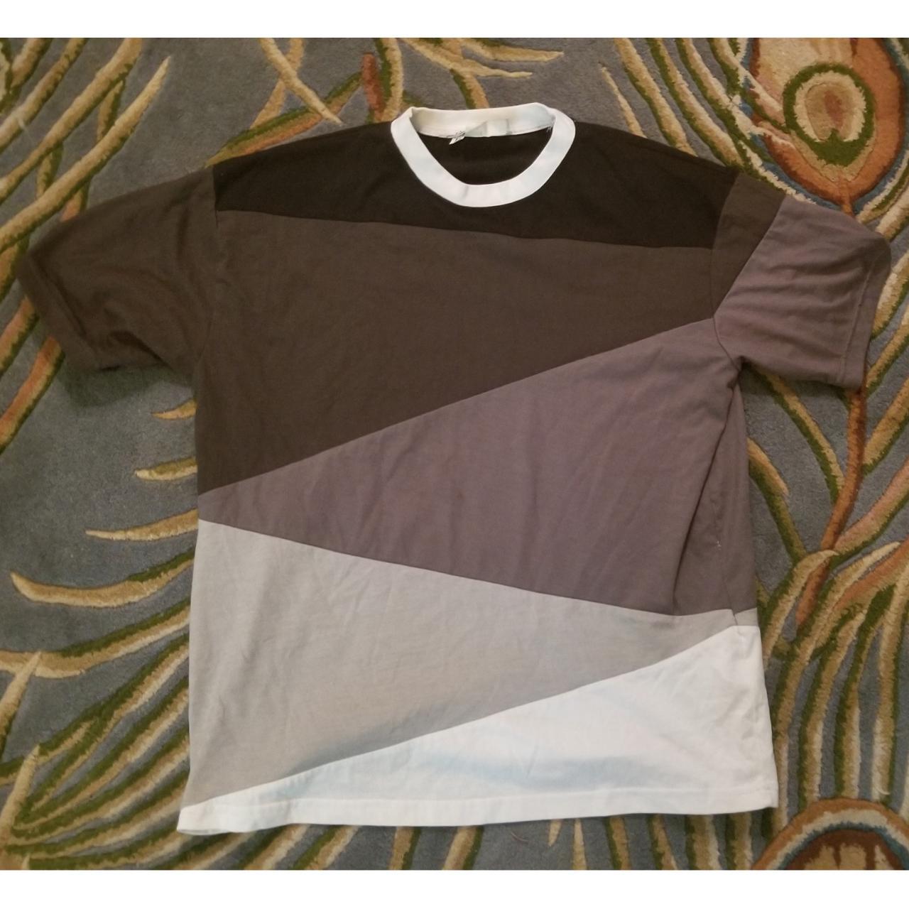 Steady Hands Black White & Gray T-Shirt Size... - Depop