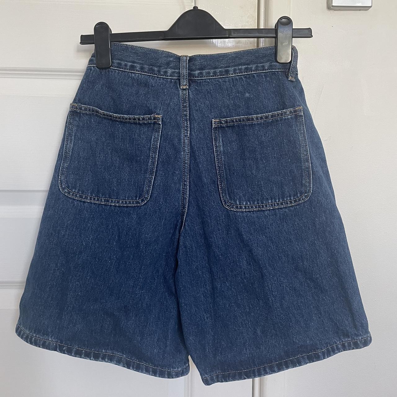 Glassons mid-rise denim jorts Hardly worn- selling... - Depop