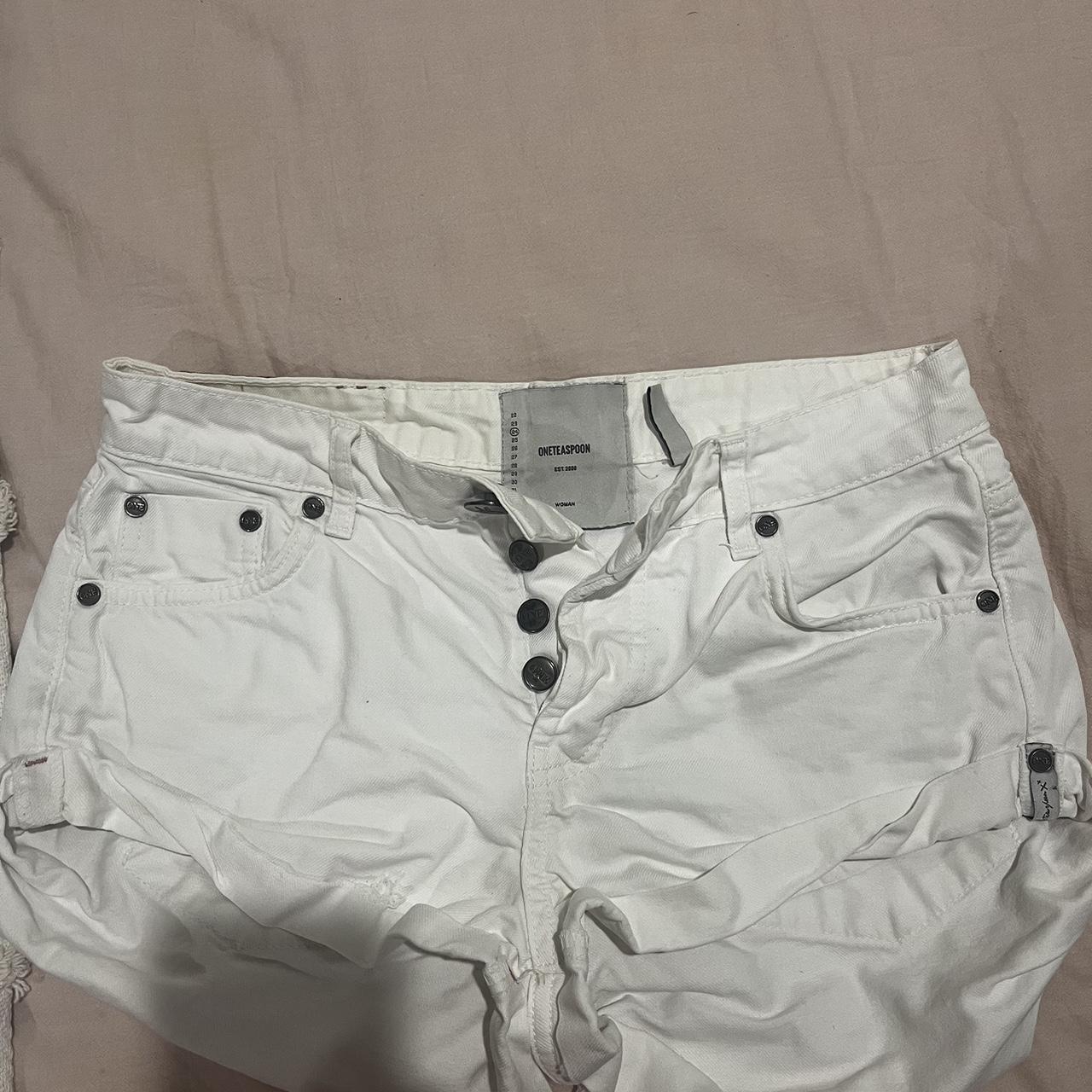 ONE TEASPOON WHITE BANDITS- Size 24 In perfect... - Depop