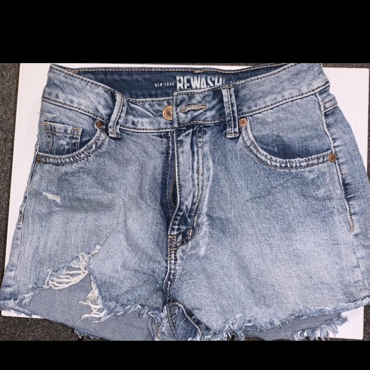 flattering rewash denim shorts go with loads but... - Depop