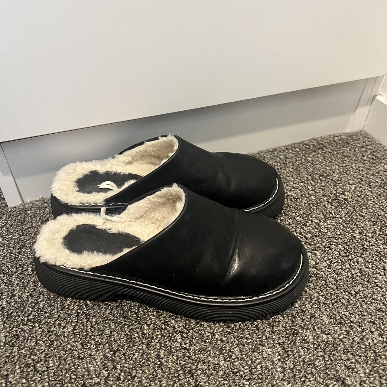 RUBI fur clogs size 36 - Depop