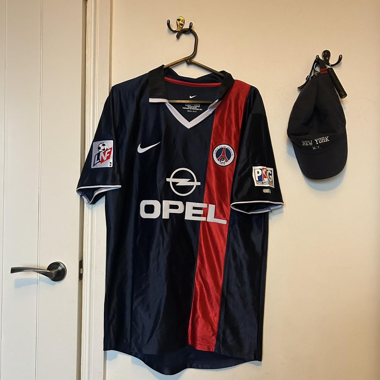 PSG 2001/02 Home Kit Nike x OPEL Extremely good... - Depop
