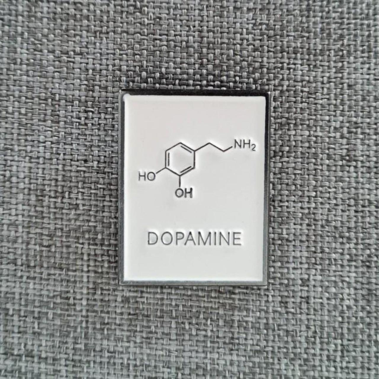 Dopamine pin. Another molecular structure pin,great... - Depop