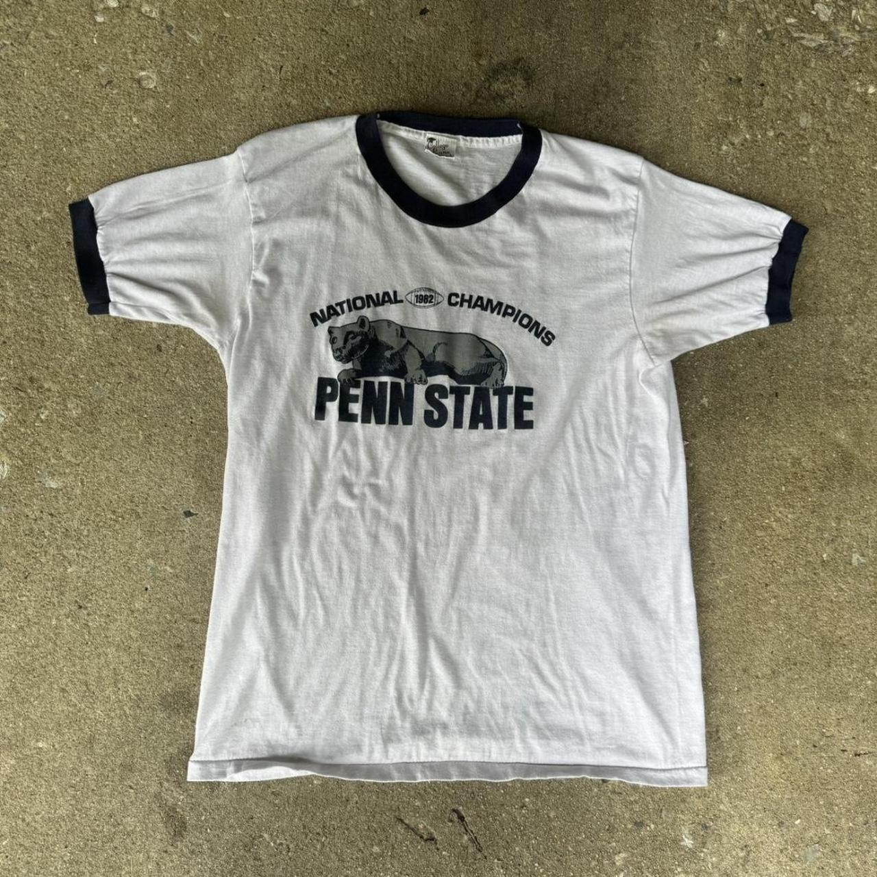 Vintage Penn State T-Shirt Size L, fits more like... - Depop