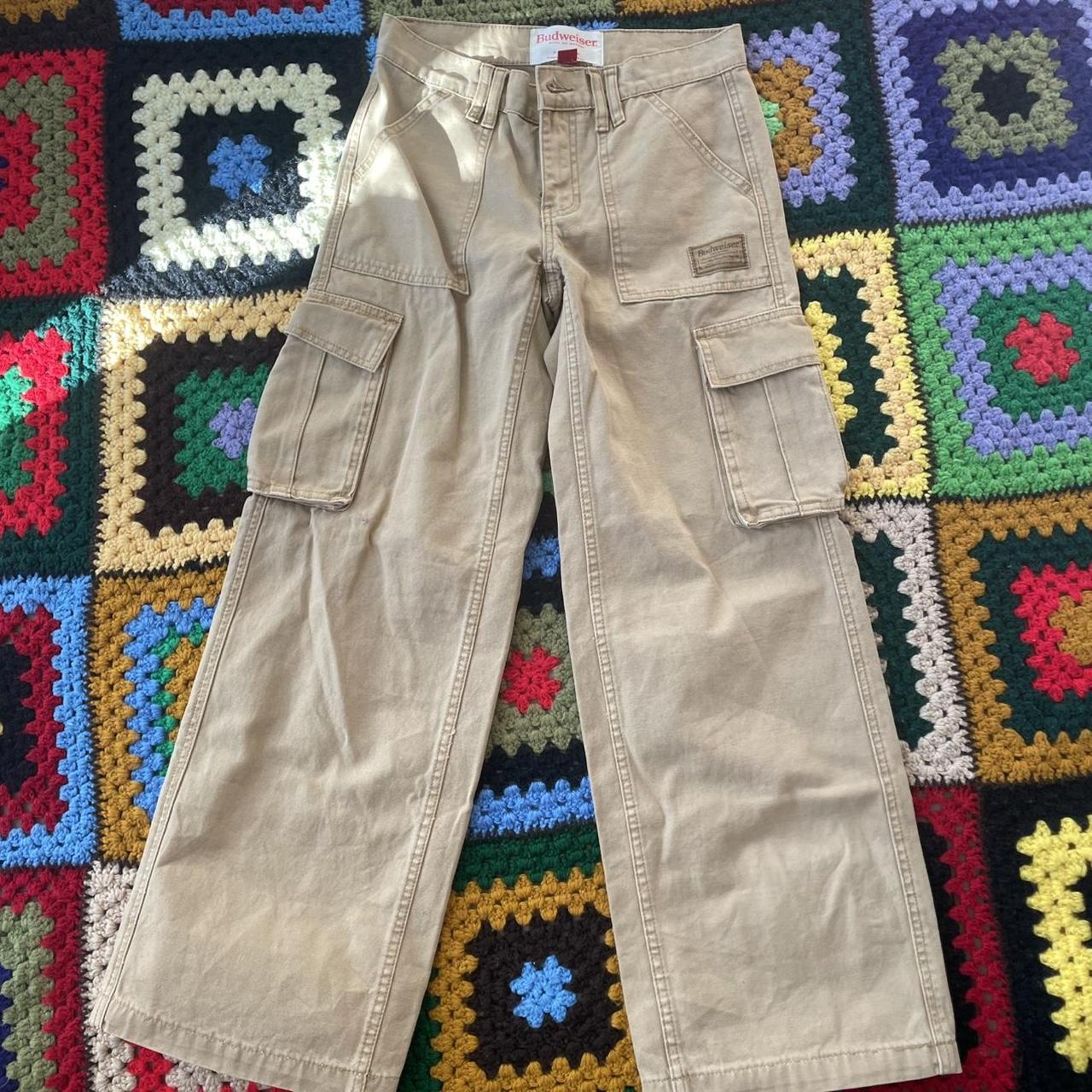 pacsun x budweiser cargo pants 32” inseam never worn... | Depop