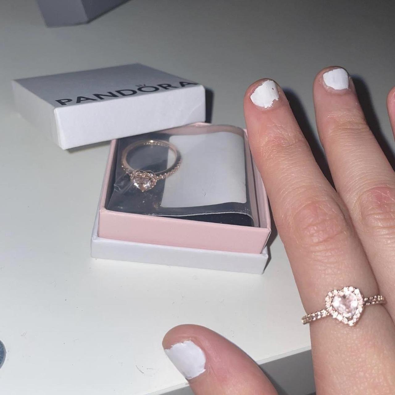 Selling a BRAND NEW Pink Rose Gold Pandora ring Size... - Depop