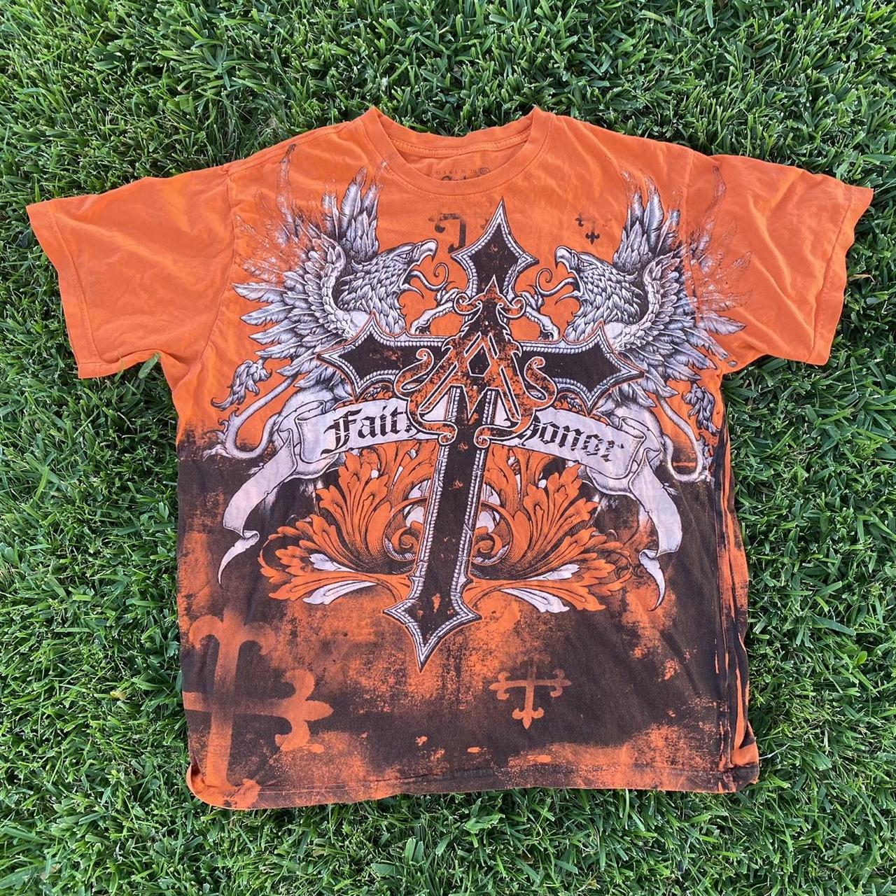 Affliction Men's T-shirt | Depop