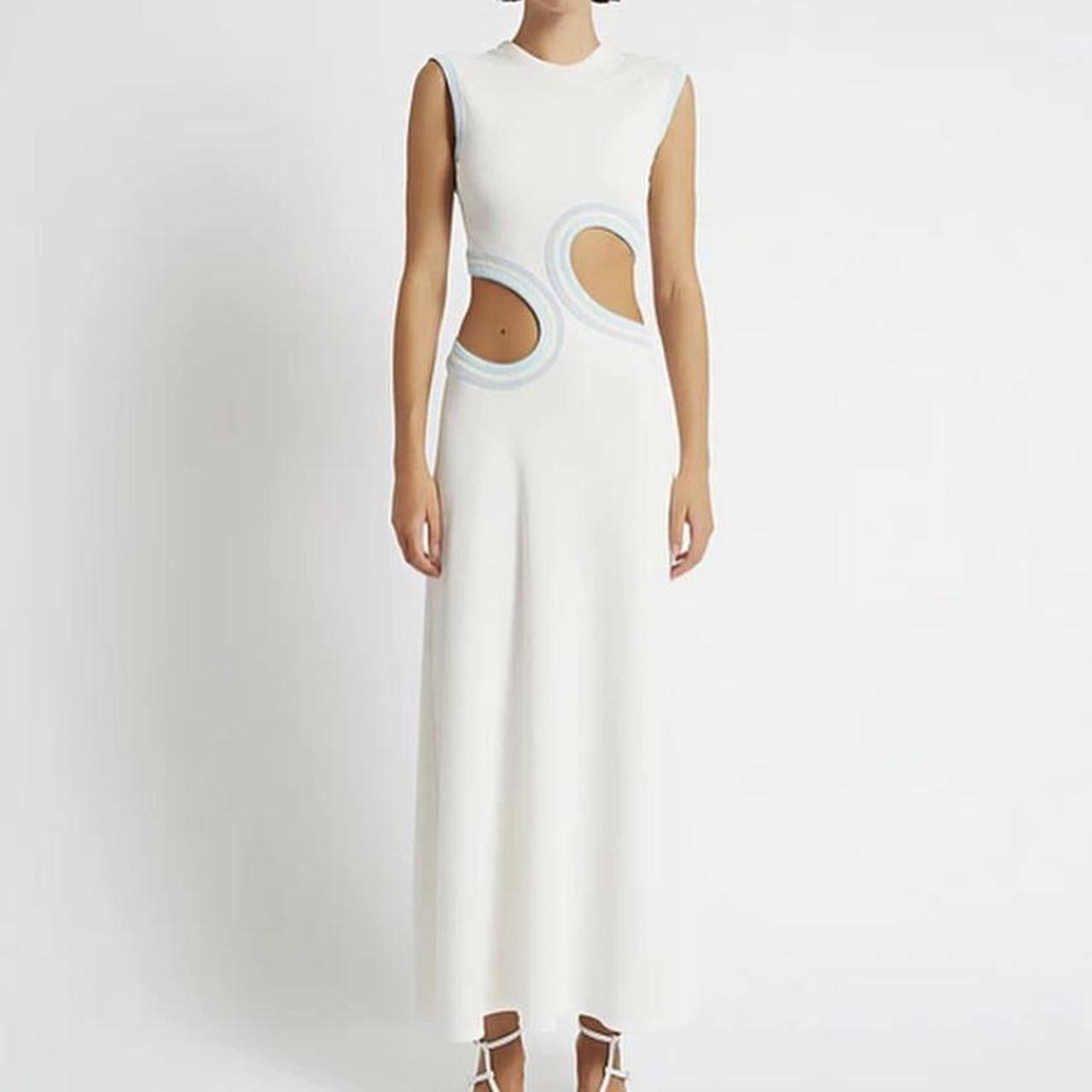 Christopher Esber Multi Paisley Torso Dress Rrp:... - Depop