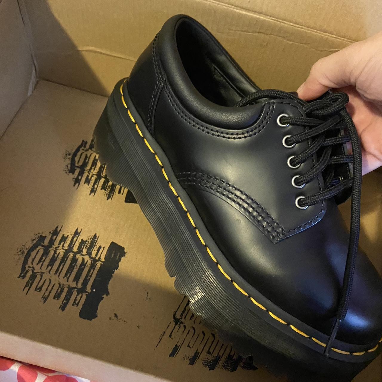 Doc martens ! 8053 LEATHER PLATFORM CASUAL SHOES -... - Depop