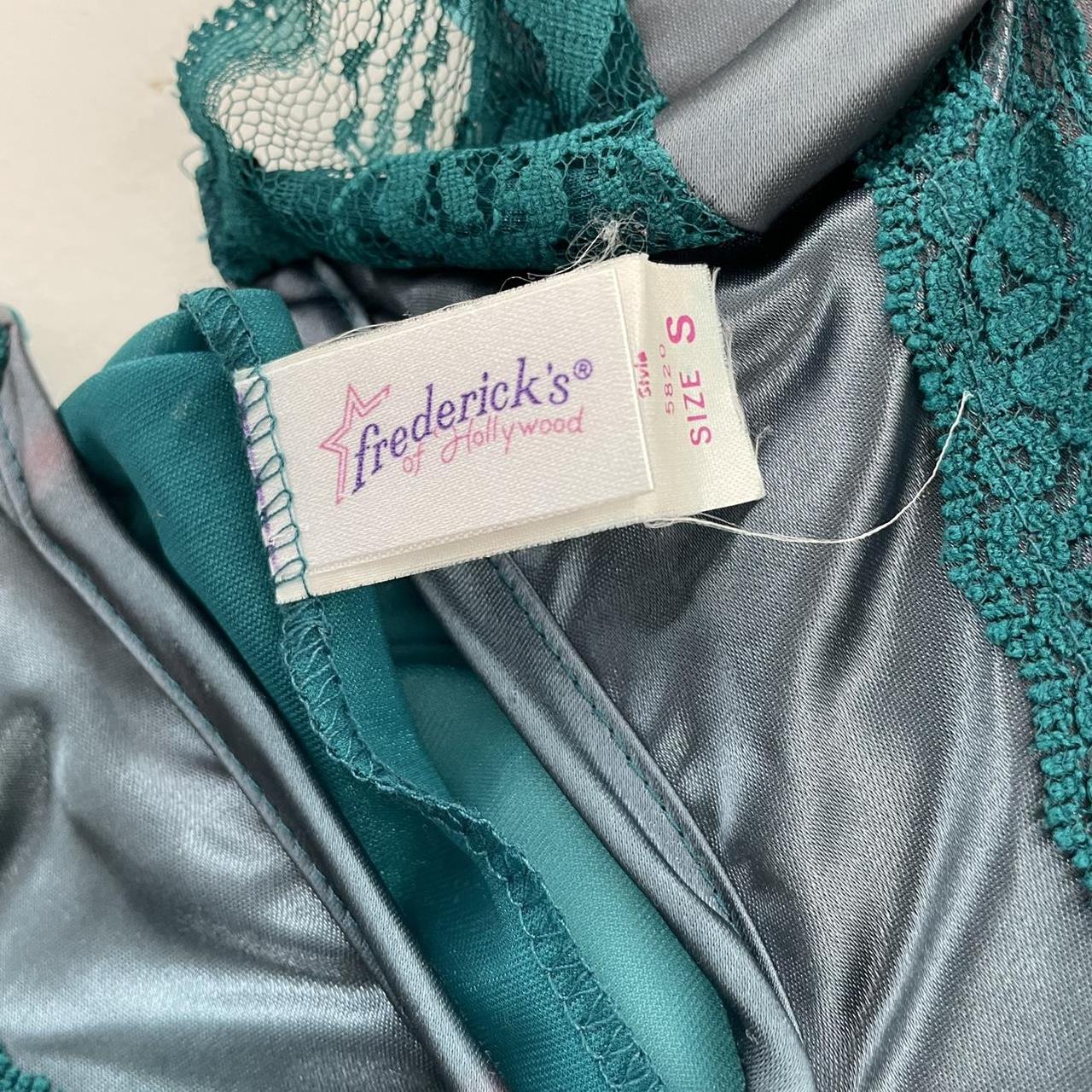 Vintage Satin and Lace Corset by FOH - size Small... - Depop