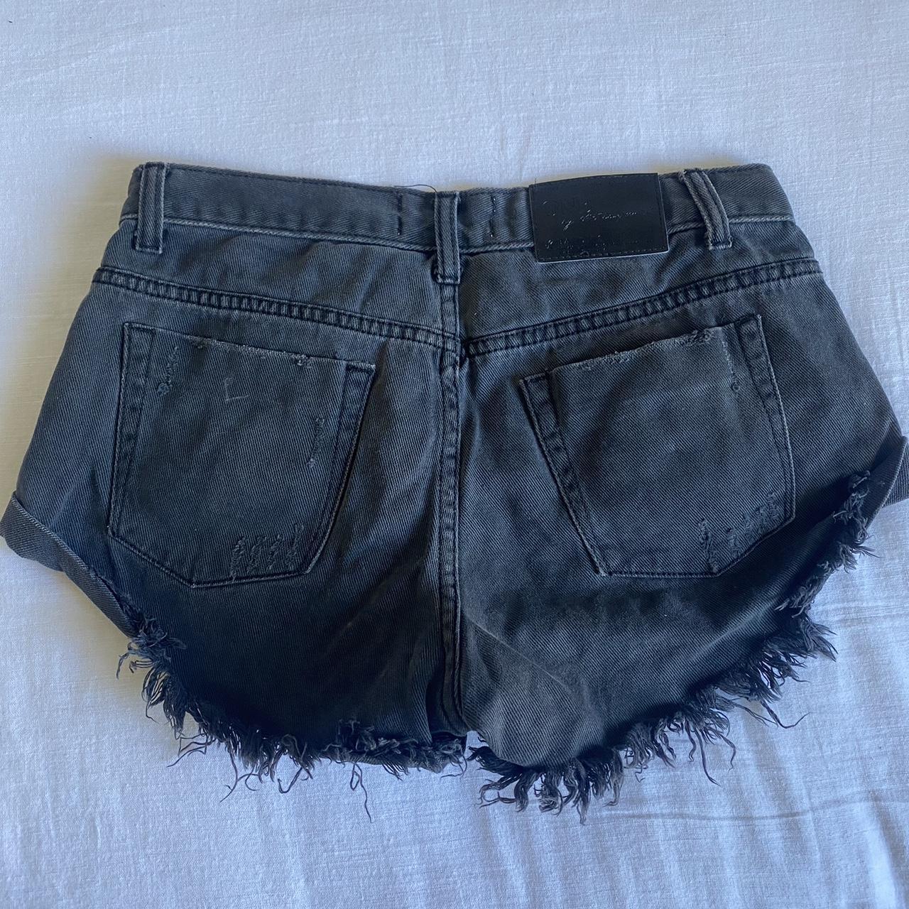 One teaspoon bandit denim shorts size 26 (8)... - Depop