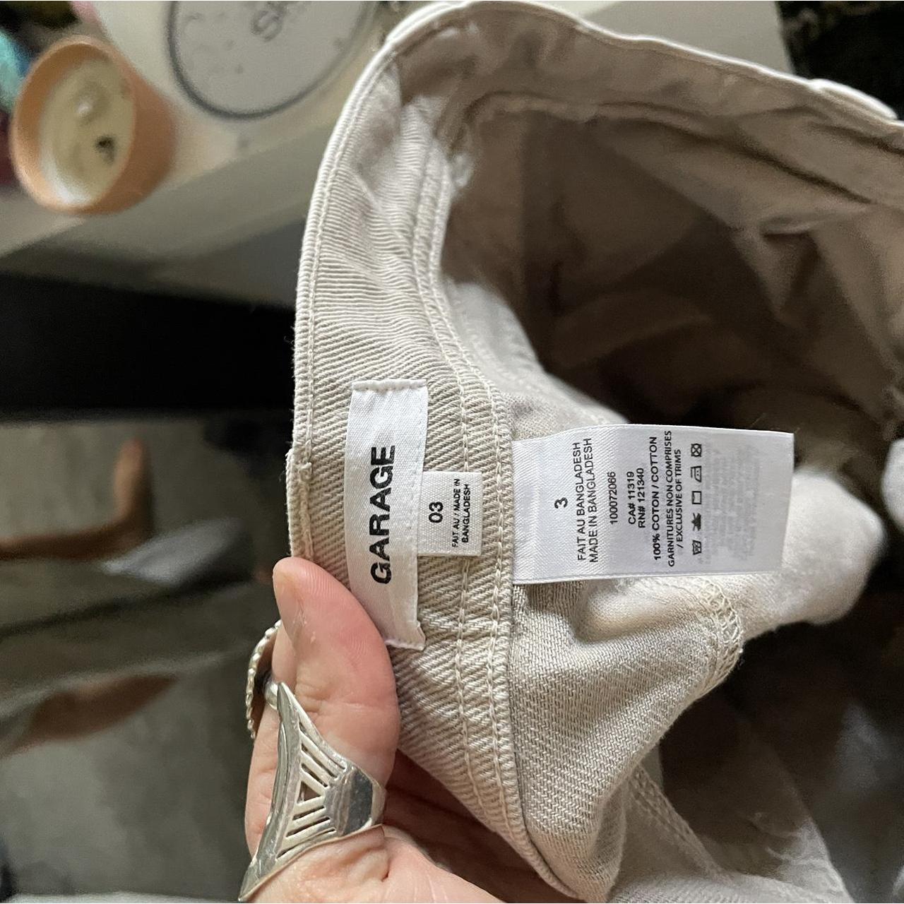 Tan baggy garage carpenter pants size 3 fit true to... - Depop