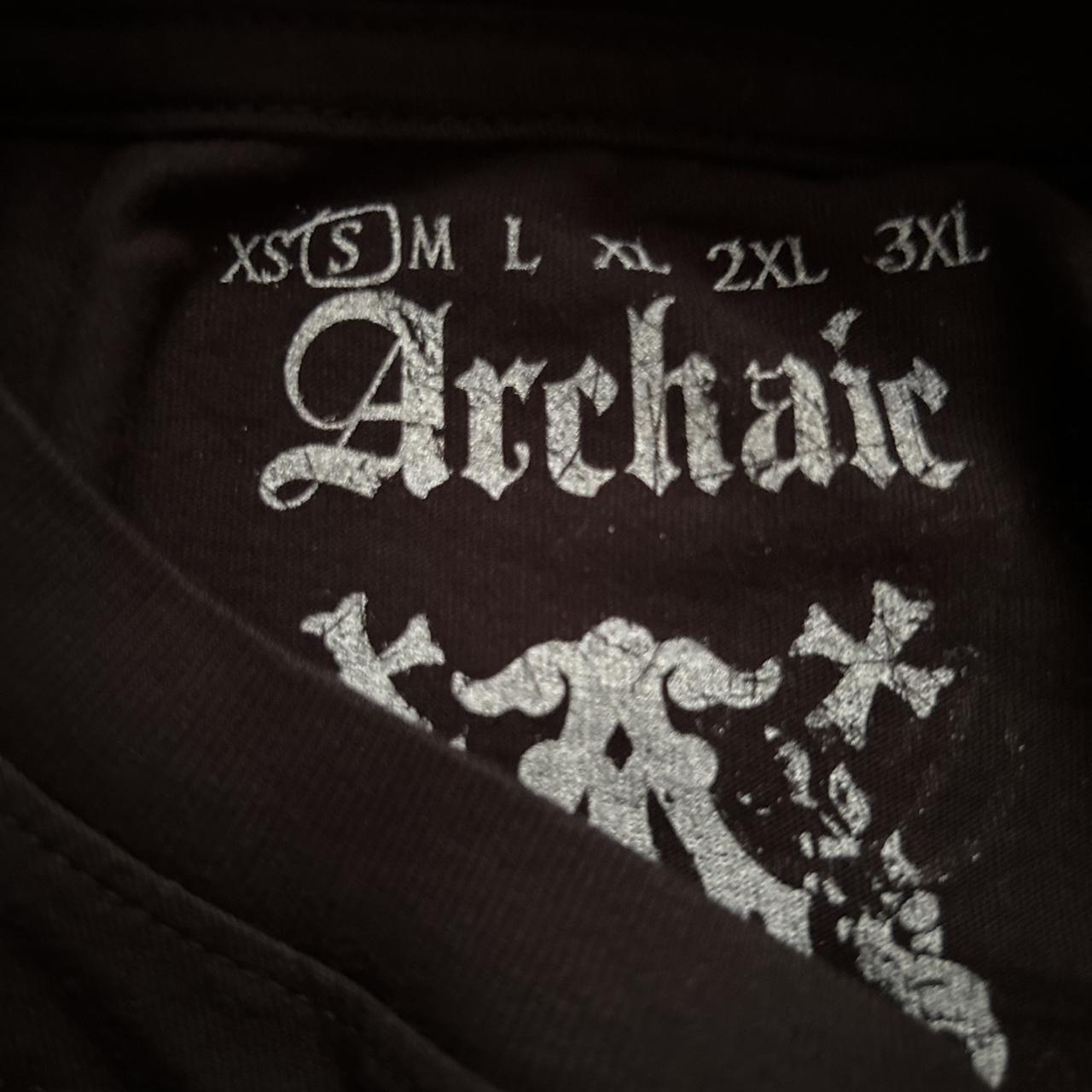 arachic by affliction spine short sleeve tag is... - Depop