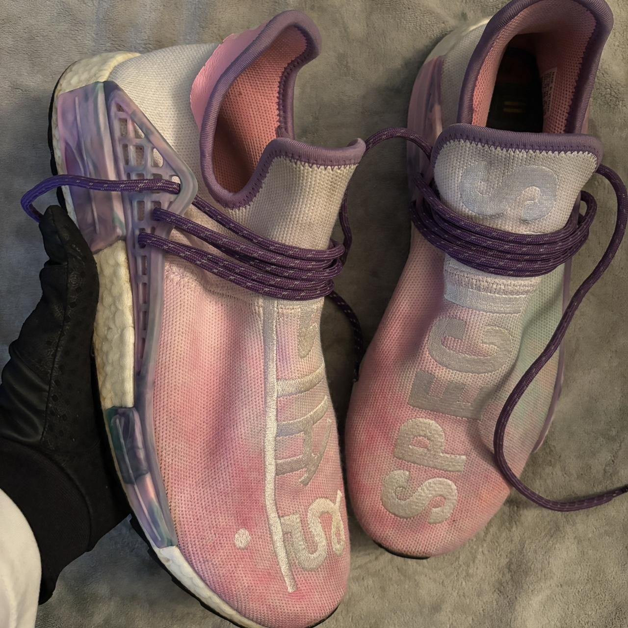 adidas human race holi festival sz 11.5 / no box... - Depop