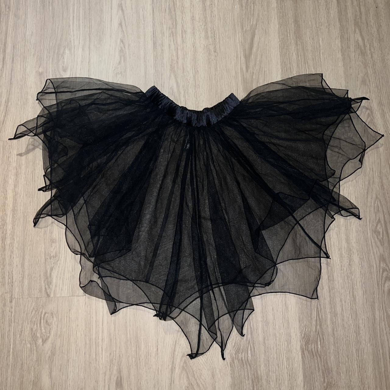 Dolls Kill Widow Frilly Skirt Worn Once Dollskill Depop
