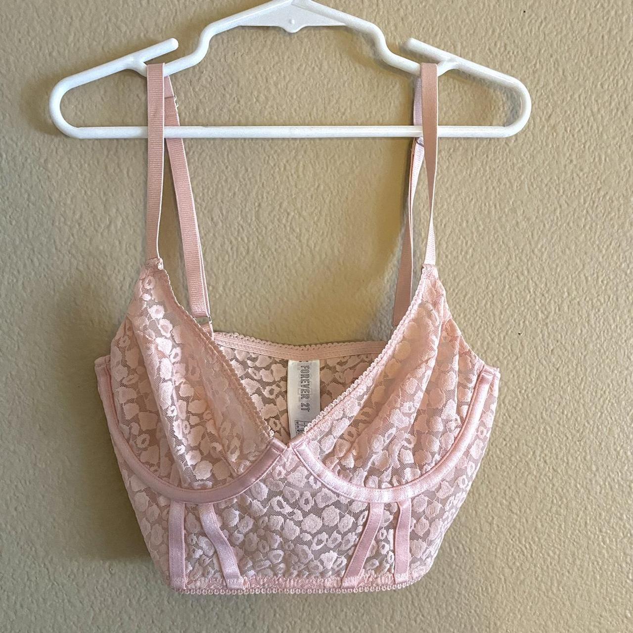 Forever 21 pink cheetah print tank top. In great... - Depop