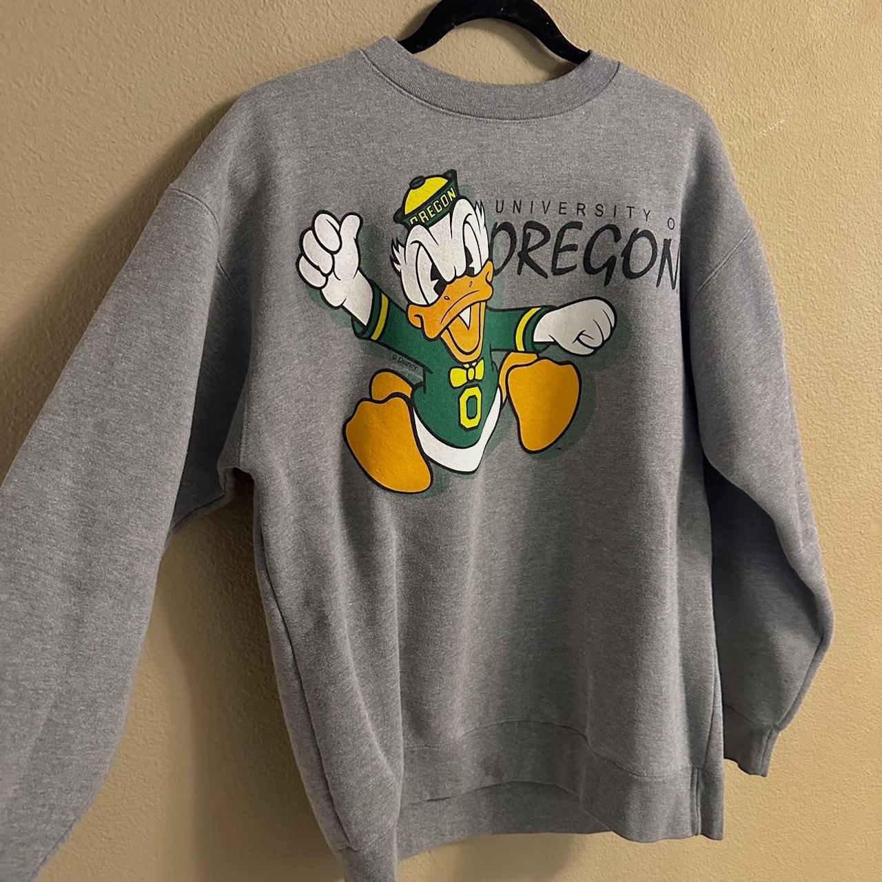 Oregon duck crew neck sweatshirt. In great... - Depop
