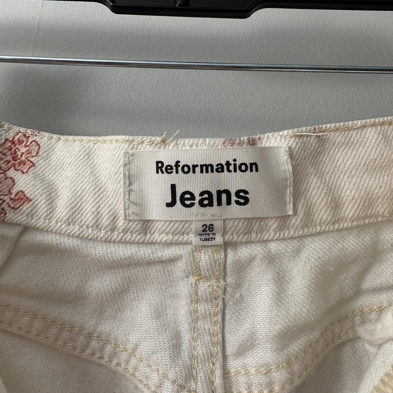 Reformation doodle jeans #reformation Size 26,... - Depop