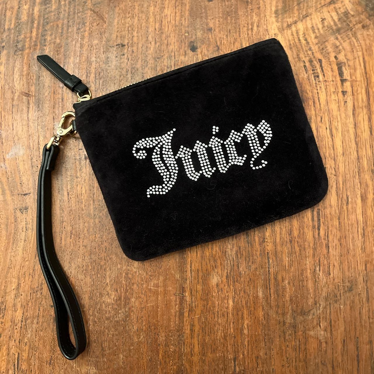 Juicy Couture Women's Black and Silver Bag | Depop