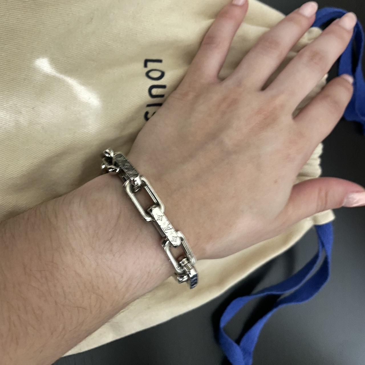 Louis Vuitton Virgil Abloh Chain Bracelet 100%... - Depop