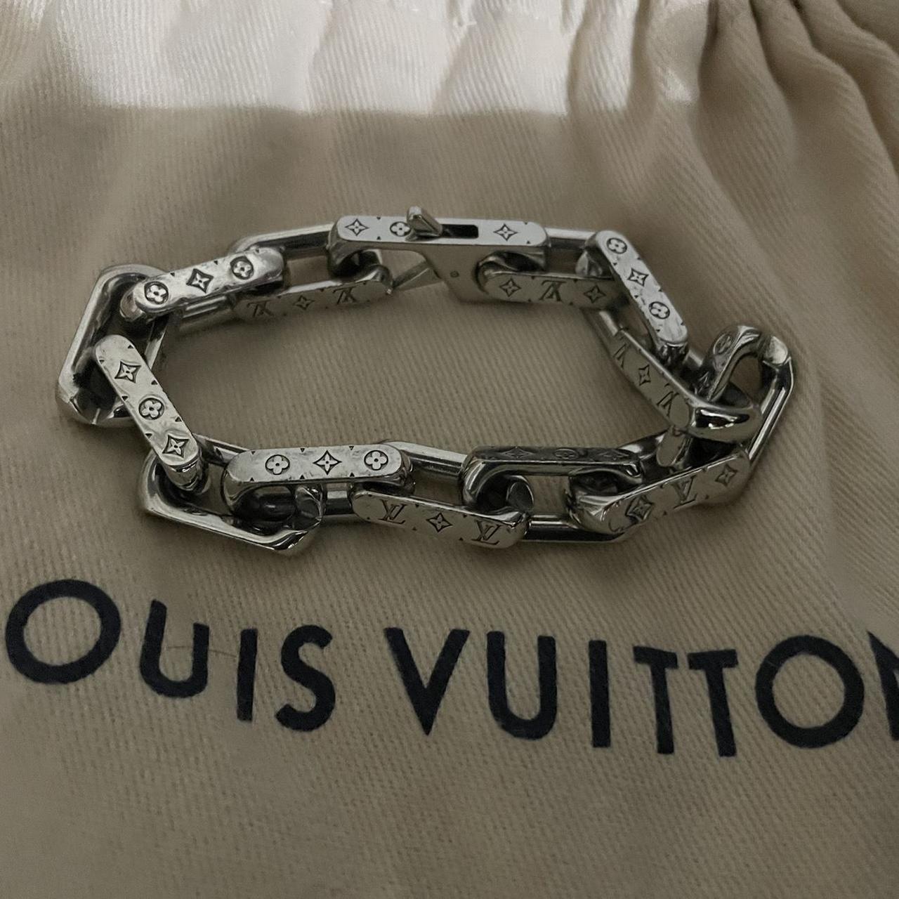 Louis Vuitton Virgil Abloh Chain Bracelet 100%... - Depop