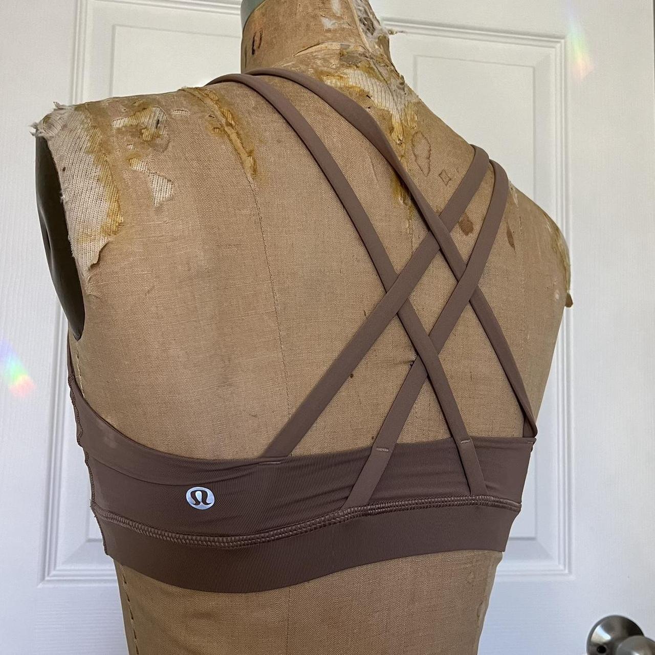 Lululemon racerback sports bra, some staining seen... - Depop