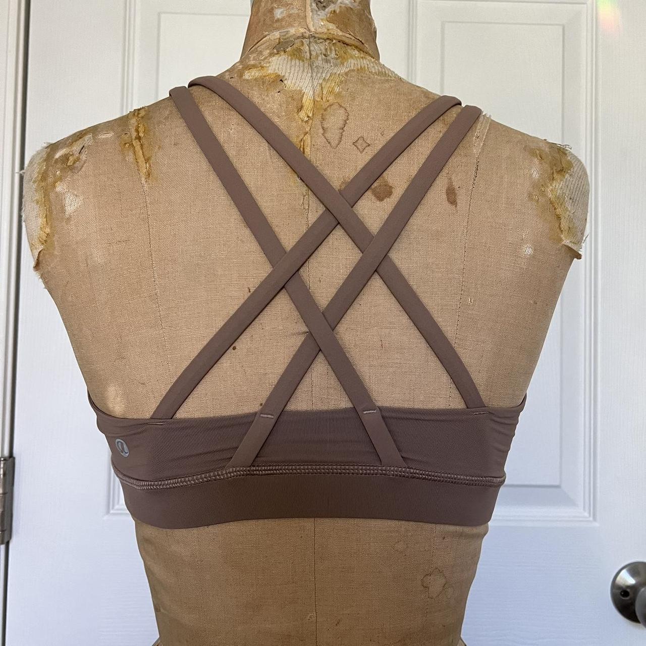 Lululemon racerback sports bra, some staining seen... - Depop