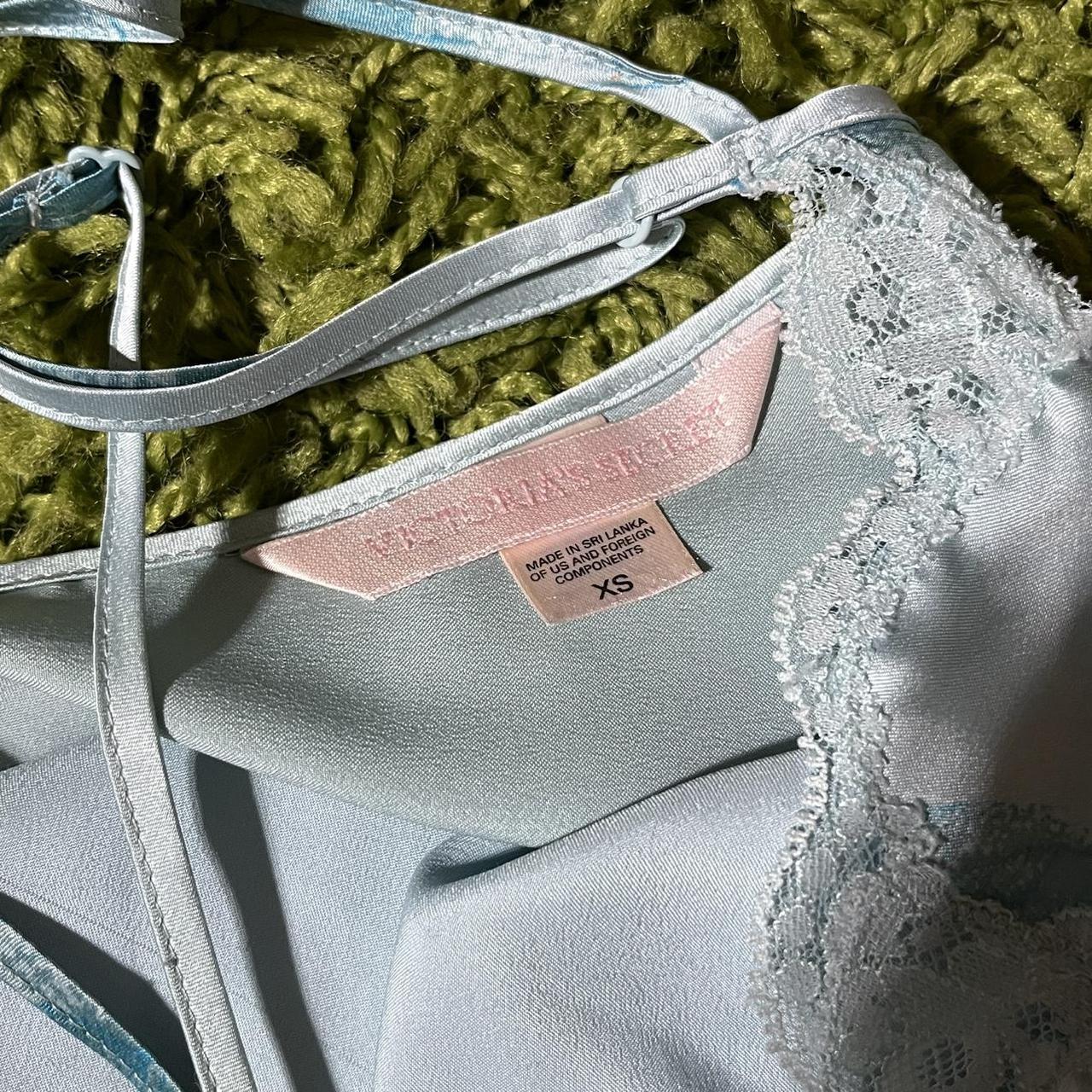 Adorable Micro Mini Baby Blue Floral Slip Dress 🩵... | Depop