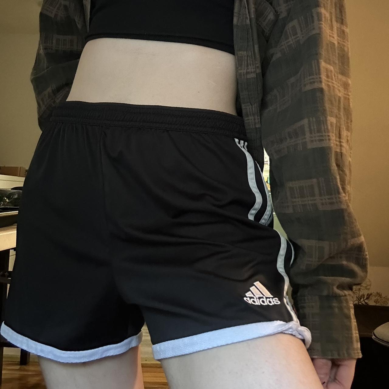 Black adidas shorts size medium. In great condition,... - Depop
