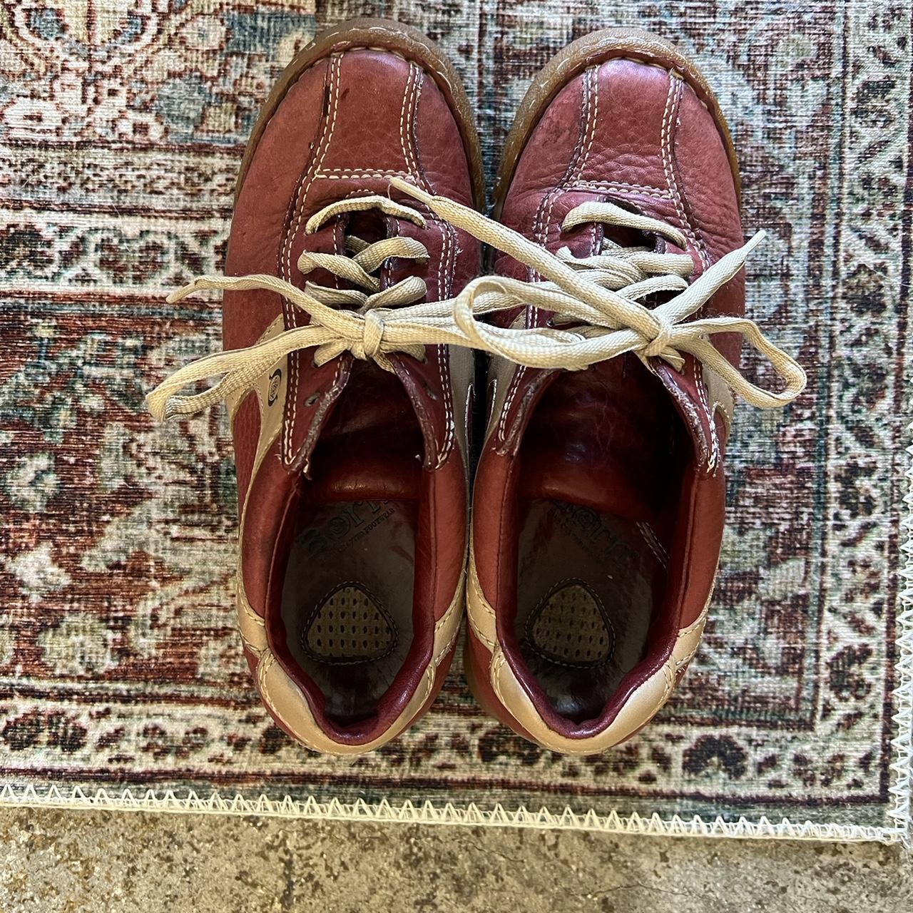 Born red leather shoes 👞 Super comfy and in great... - Depop