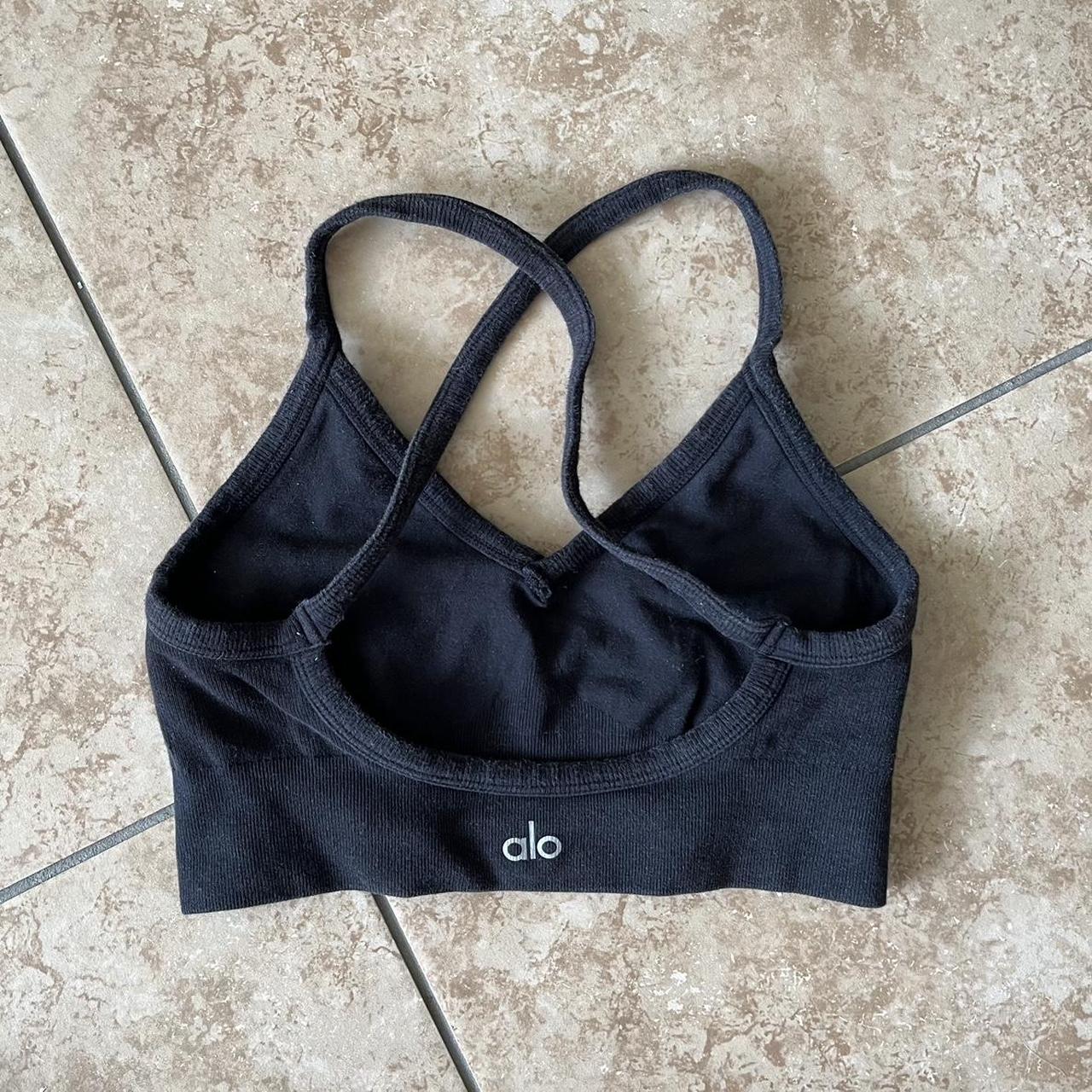 Alo cross back top. Size small. Good condition. Firm... - Depop