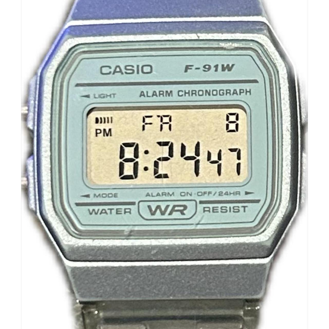 Casio baby blue watch -baby blue in... - Depop