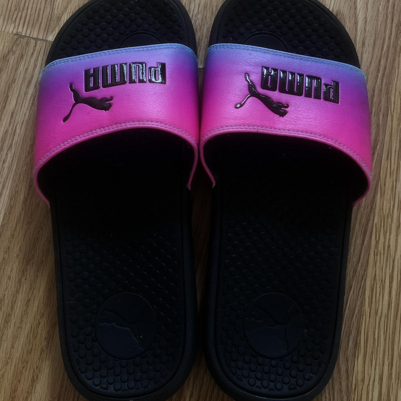 Puma Slides - Size 10 - Good condition... - Depop